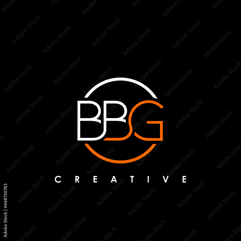 BBG Letter Initial Logo Design Template Vector Illustration Stock ...
