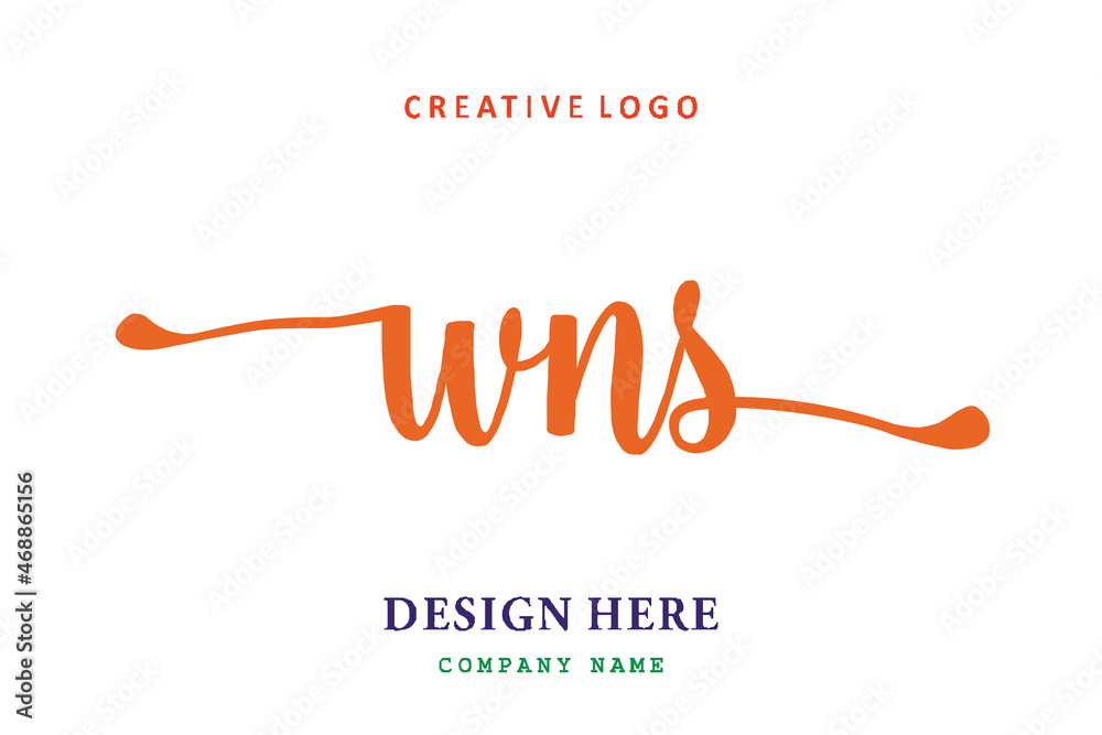WNS lettering logo is simple, easy to understand and authoritative ...