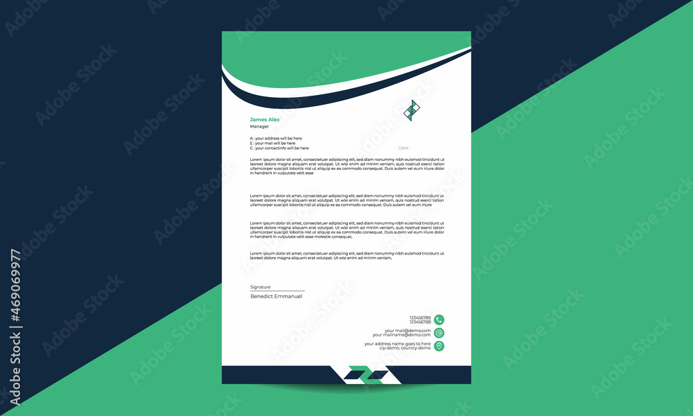 Letterhead, letterhead, business letterhead, Letterhead design template ...
