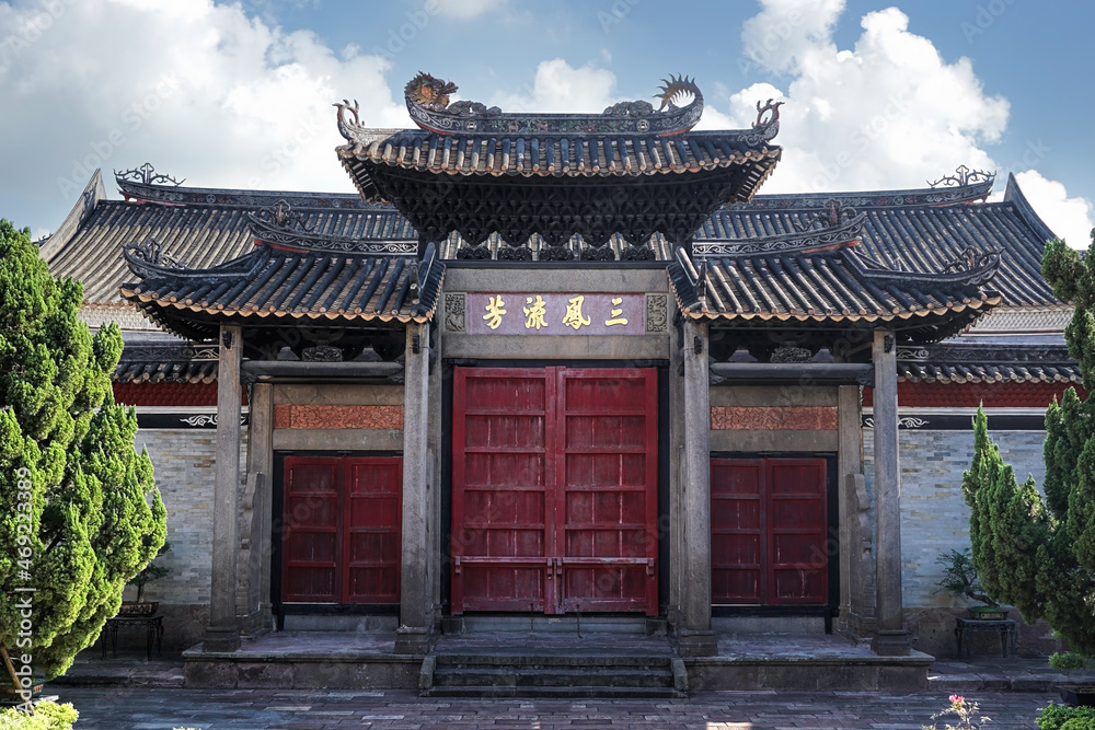Guangzhou city, Guangdong, China. Shawan Ancient Town of Panyu, the place with 800 years of ...