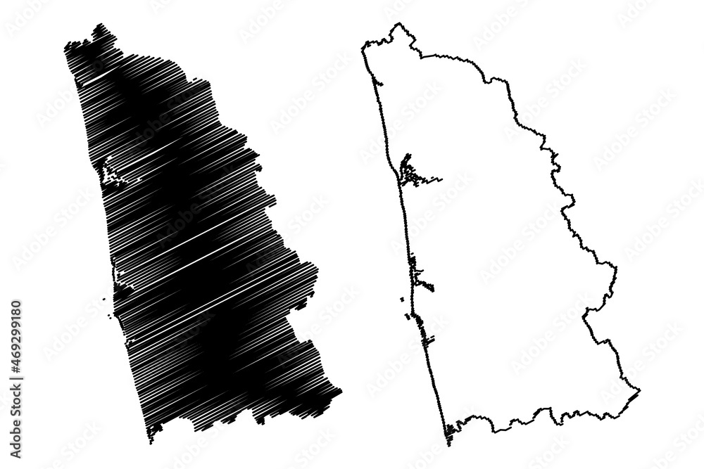 Udupi district (Karnataka State, Republic of India, Mysore Division ...