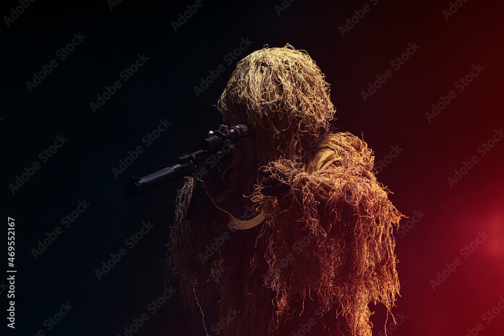 A member of a special purpose unit. Russian special forces soldiers ...