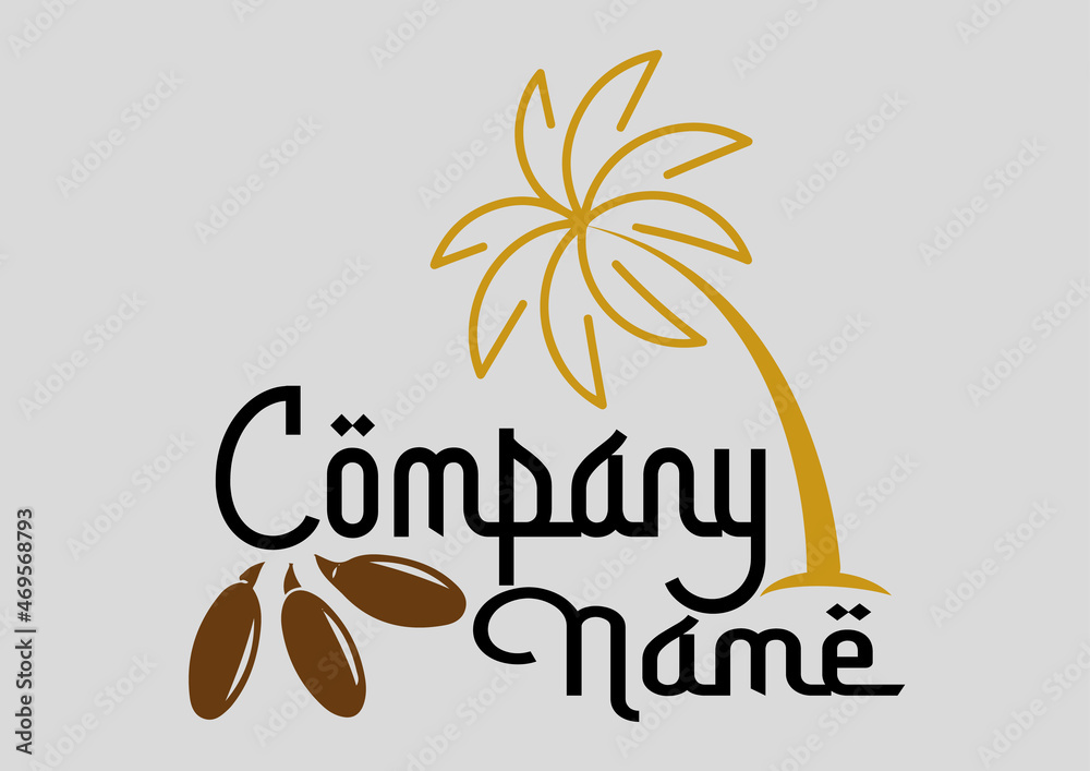 Illustration Stock How to create dates logo, how to make date logo ...