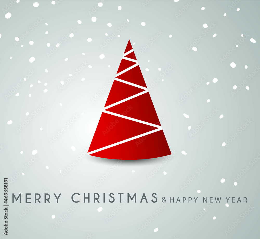 christmas tree post Stock Vector | Adobe Stock