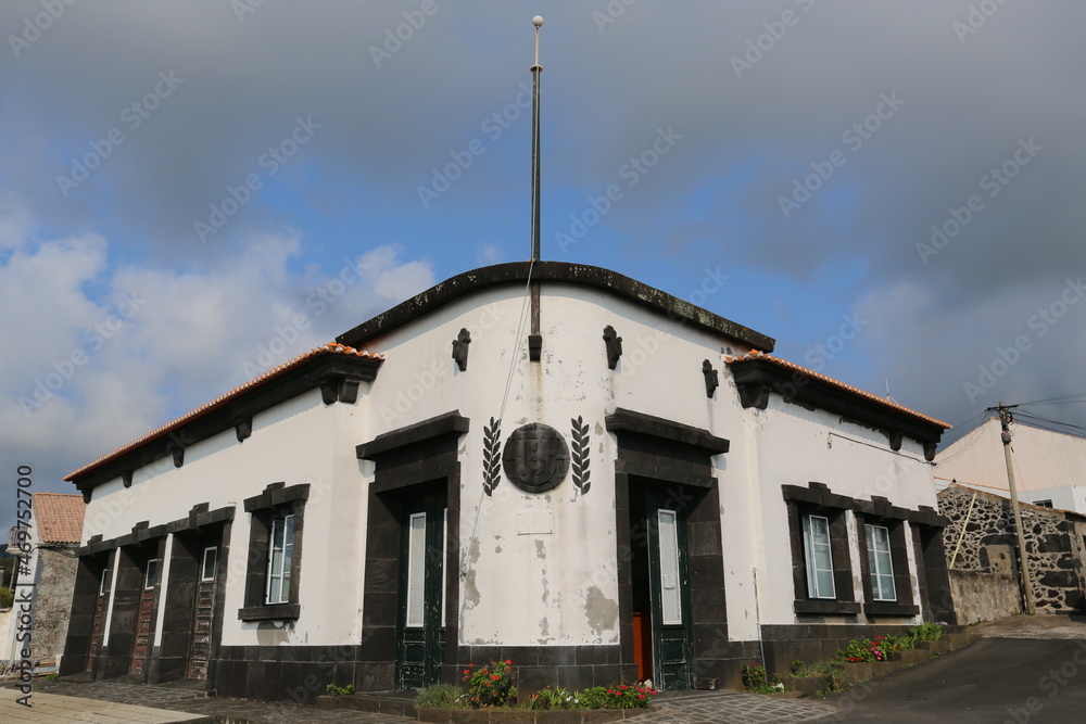 Ancient houses in the island of Graciosa, Azores Stock Photo | Adobe Stock