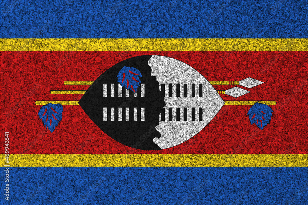 Patriotic glitter background in color of Eswatini flag Stock ...