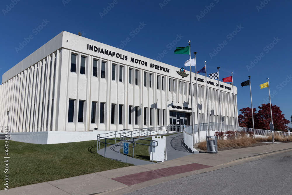 Indianapolis Motor Speedway Hall of Fame Building and museum. Hosting ...