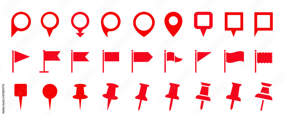 Map pin icon. location pin place marker. Location icon. Map marker ...