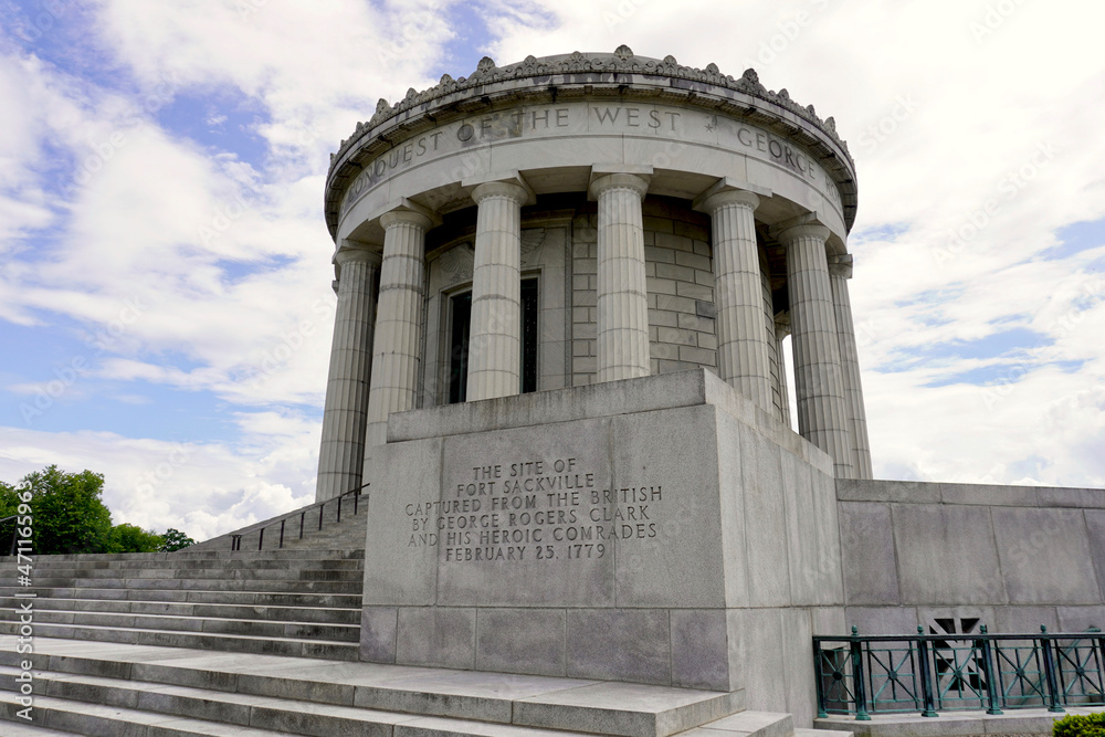 George Rogers Clark National Historical Park at site of Fort Sackville ...