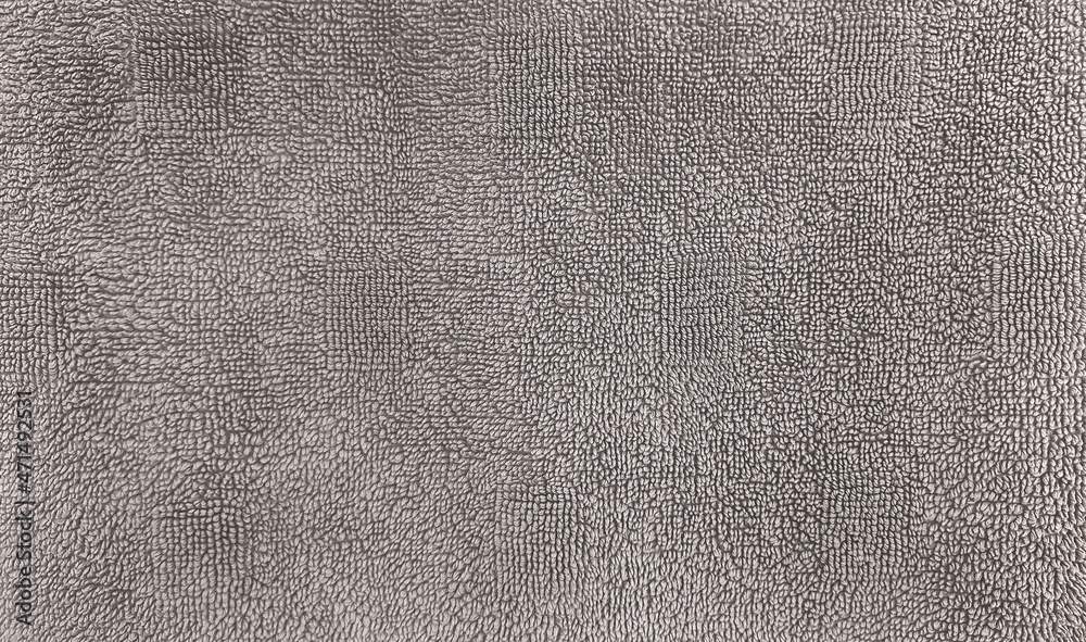 warmy grey towel texture for background. textile fabric consist of ...