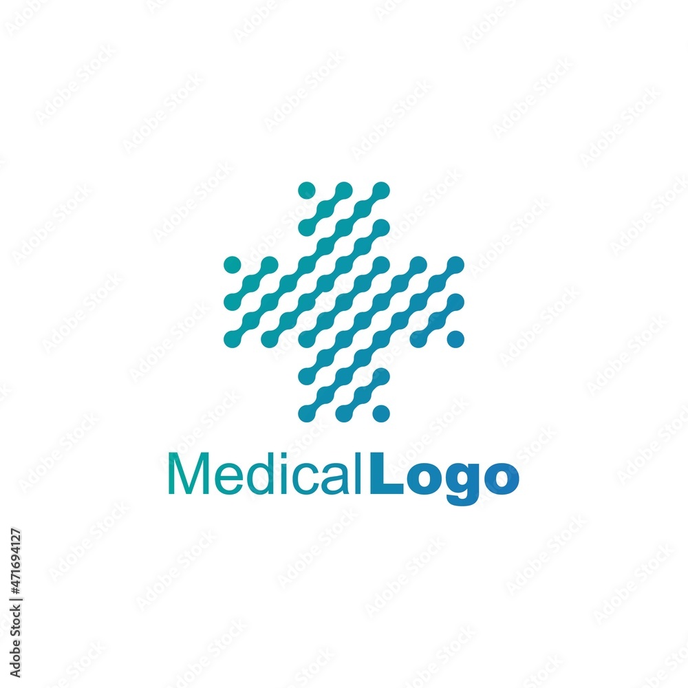 digital medic logo designs template, healthcare logo designs. vector ...