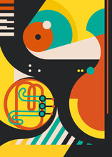 Abstract Contemporary Horn Poster Free Stock Photo - Public Domain Pictures