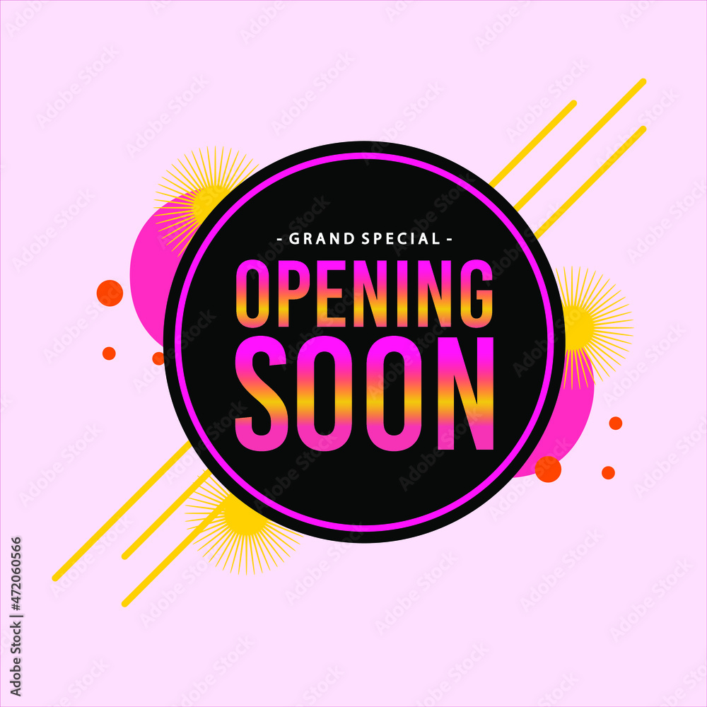 Grand Special Opening Soon Shop Opening Ceremony Retail Shopping Mall ...