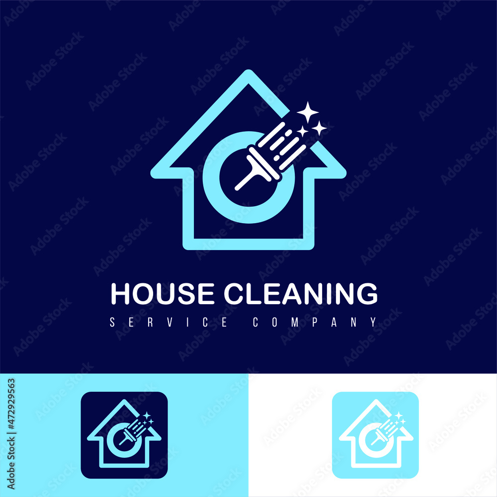 Modern Simple Cleaning Service, House Care and Maintenance Business ...