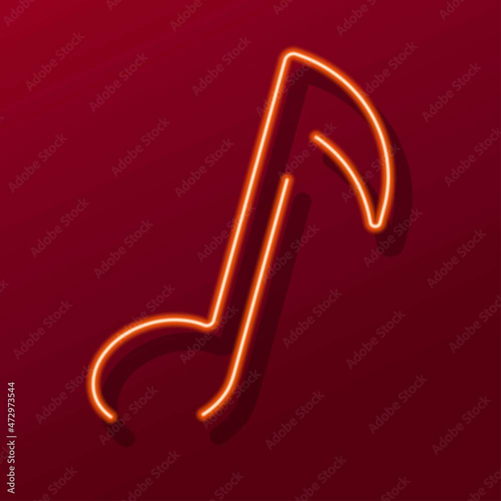 note neon sign, modern glowing banner design, colorful modern design ...