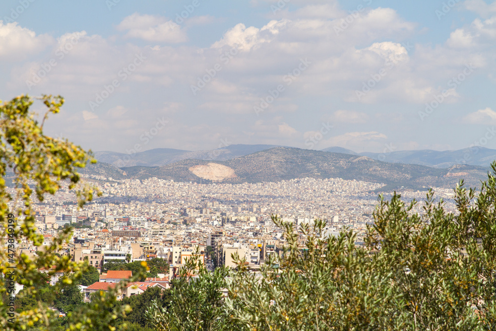 Panoramica, panoramic, paisaje, landscape, vista, view, skyline en la ...