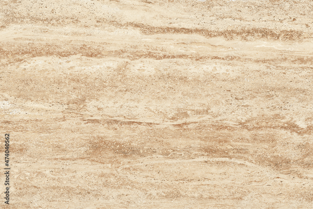 Fotografie Natural stone texture. Beige marble, matt surface, Italian ...