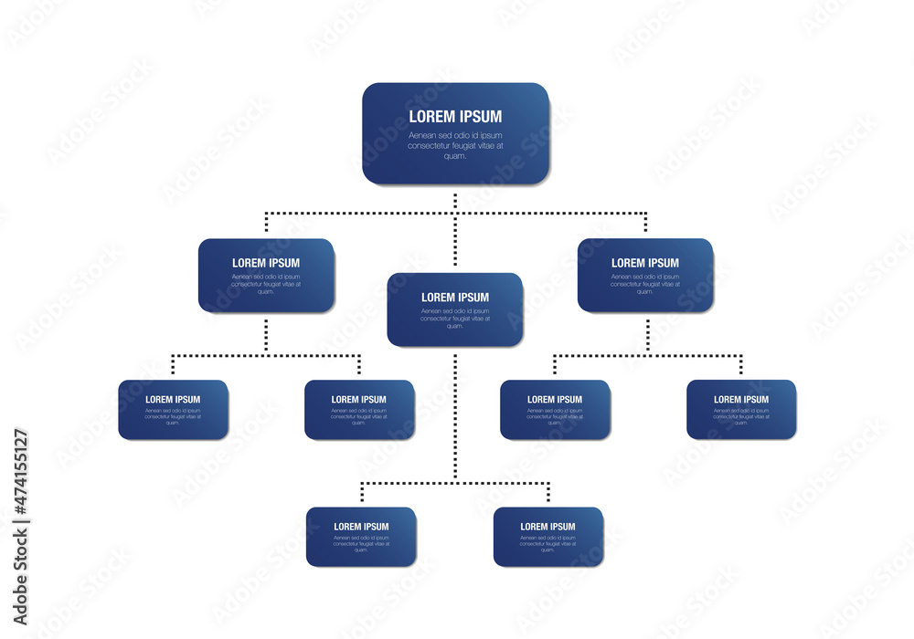 Business hierarchy chart infographics. Corporate organization vector ...