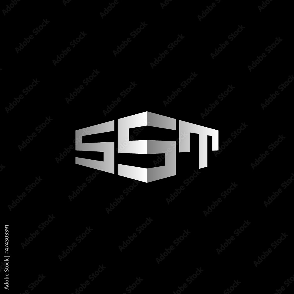 SST Letter Initial Logo Design Template Vector Illustration Stock ...
