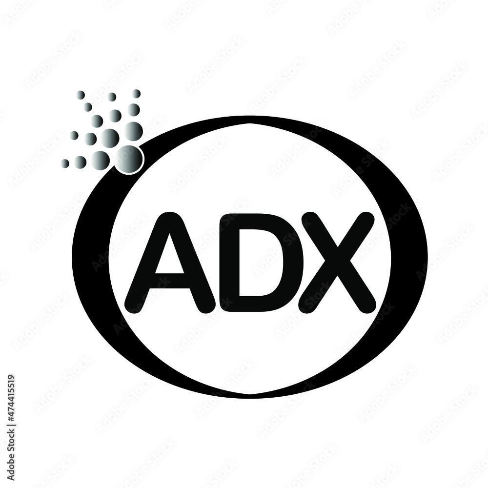 ADX logo icon vector template on white background, creative letter ADX ...
