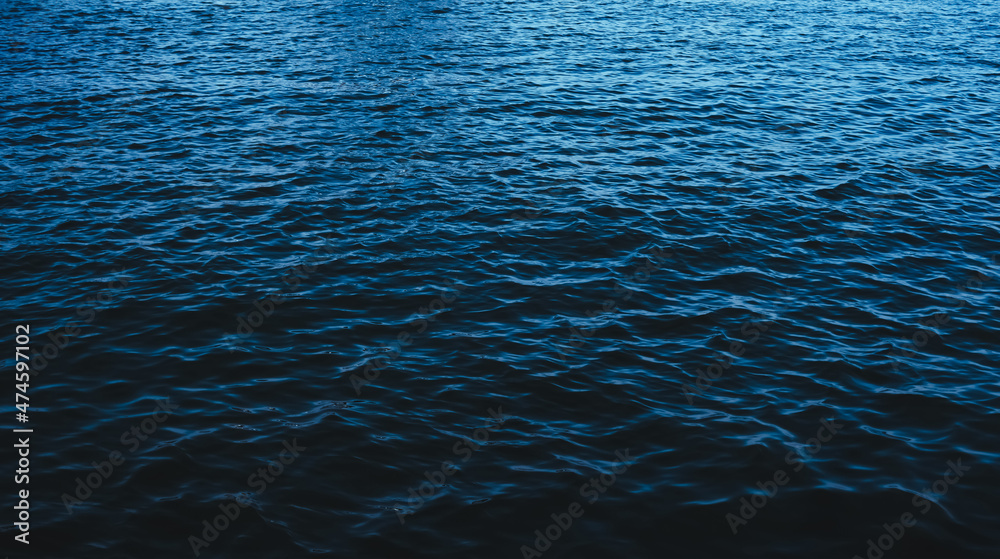 Dark Blue Ocean Waves