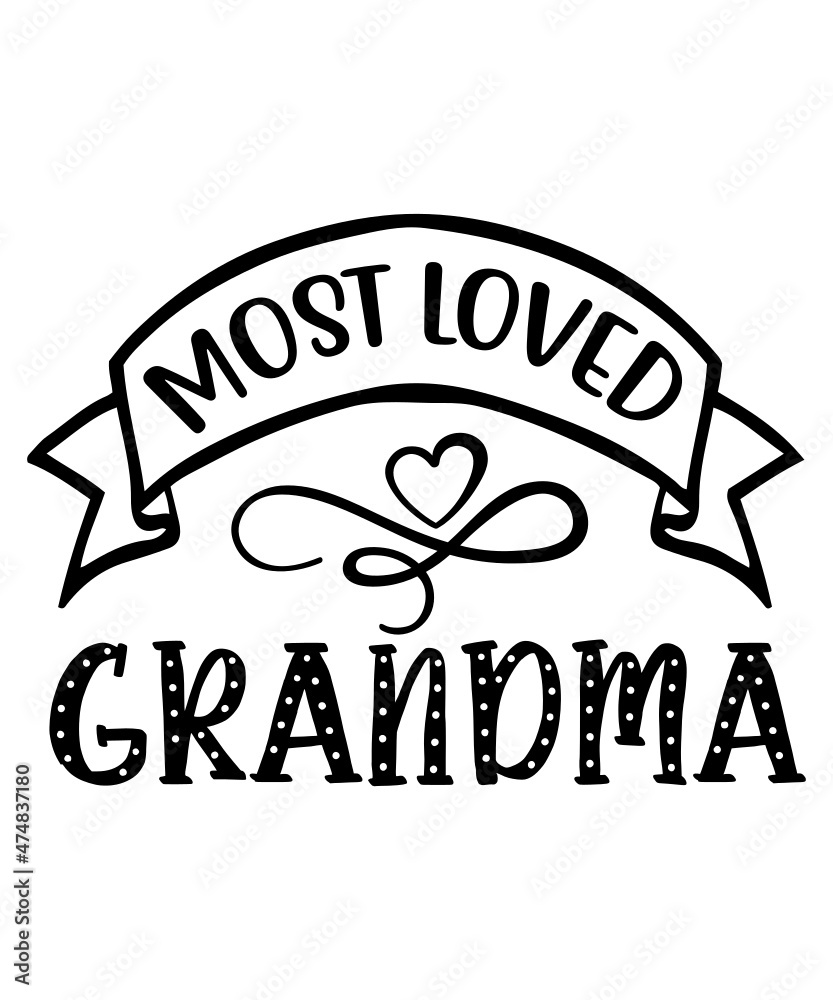 Image vectorielle Stock Grandma SVG Bundle, Grandma svg, Oma svg, Mimi ...