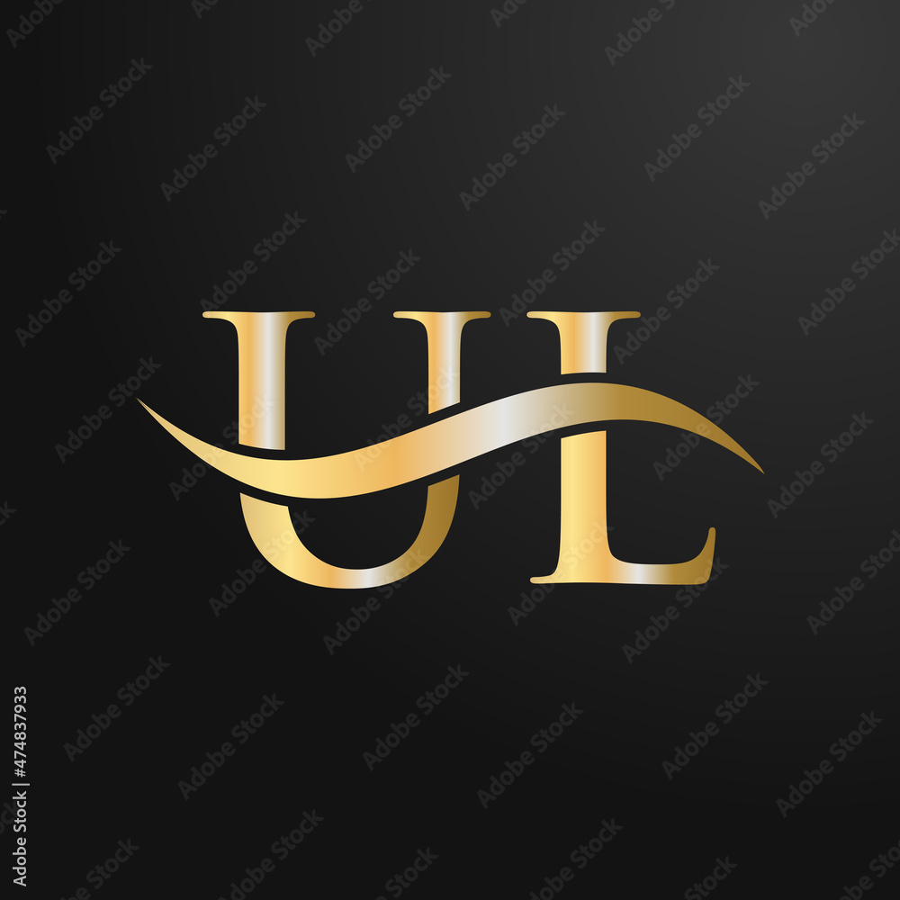 Letter UL Logo Design Template. UL, U L Letter Logo Modern, Flat ...