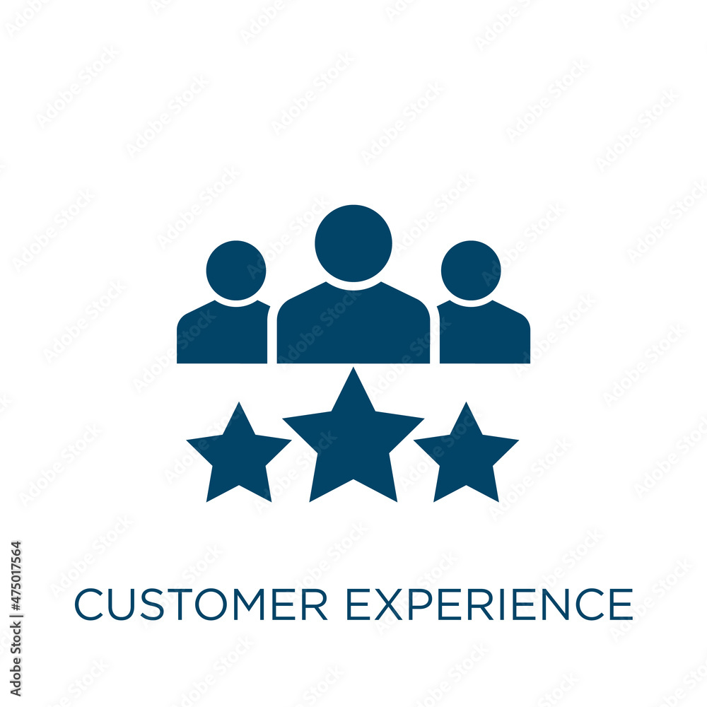 customer experience flat icon