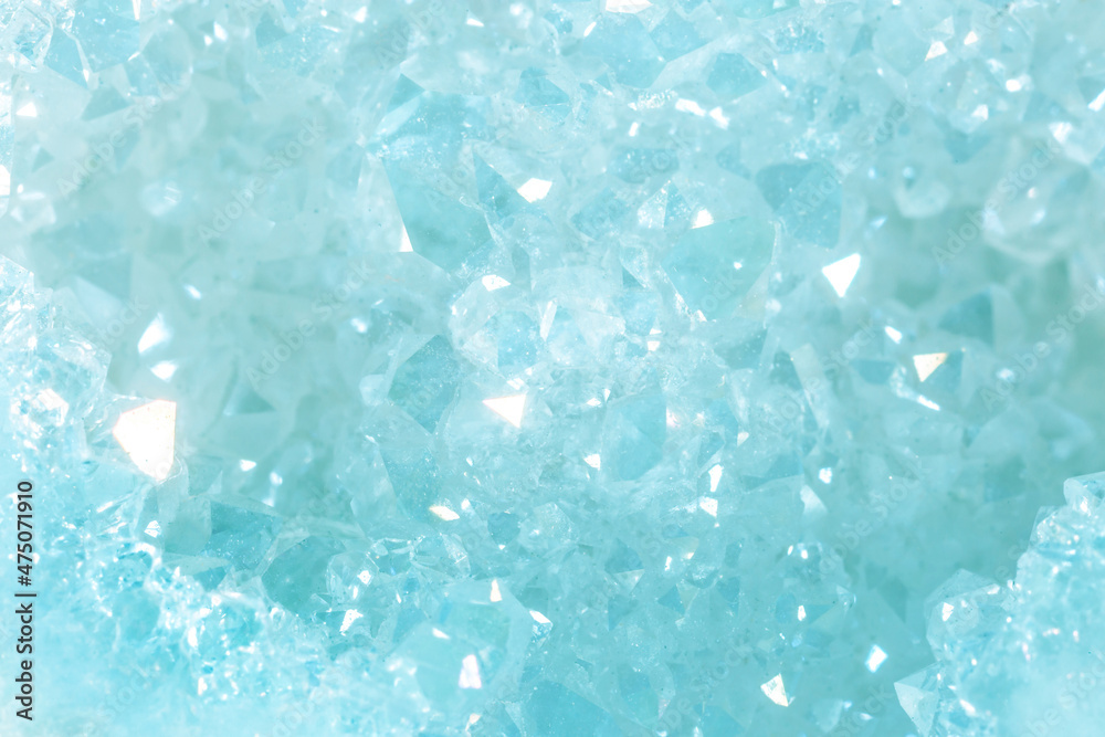 Brilliant Precious stones. Mineral crystals in the natural environment ...