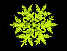 Yellow Snowflake Free Stock Photo - Public Domain Pictures