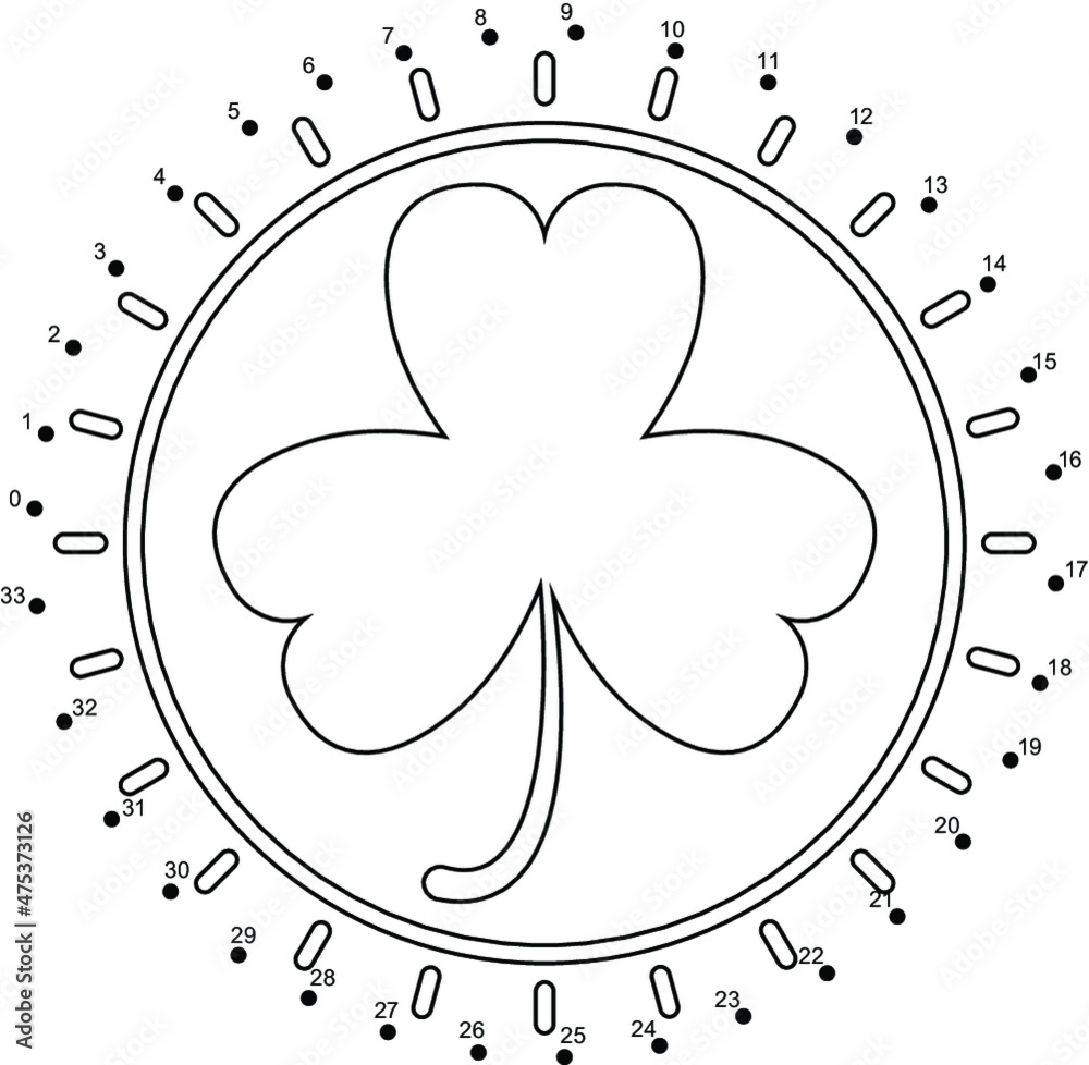 St Patrick's Day Dot to Dot | Connect The Dots for Kids and Teens ...