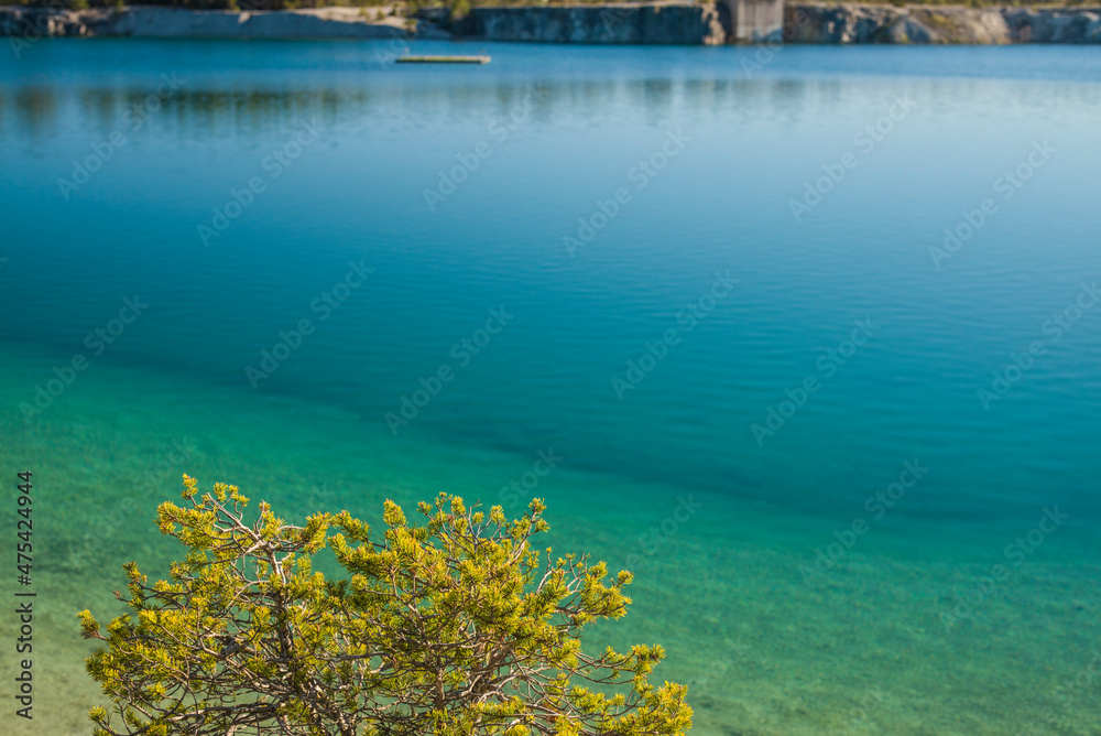 Sweden, Gotland Island, Labro, Bla Lagunen, Blue Lagoon, natural ...