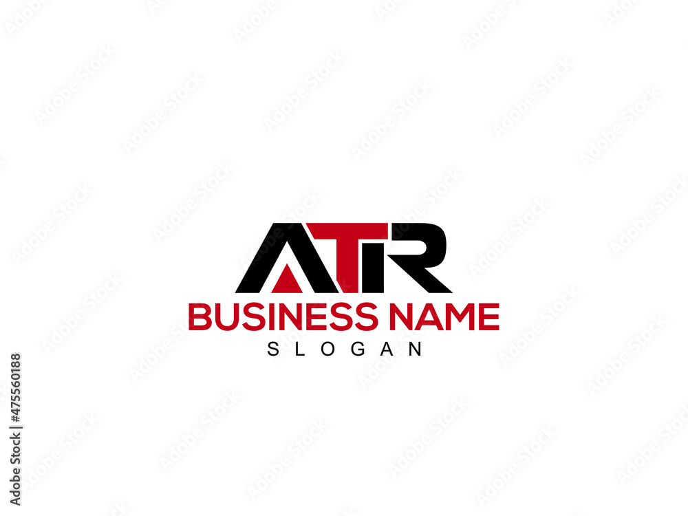 Letter ATR logo monogram emblem style with Colorful design for your ...