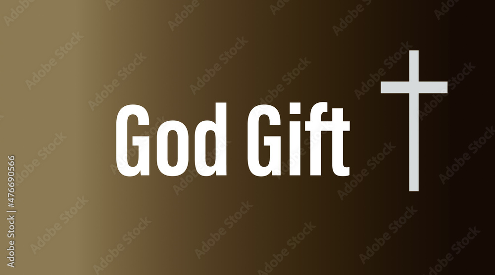 Motivational and encouraging bible word about god gift with jesus cross ...