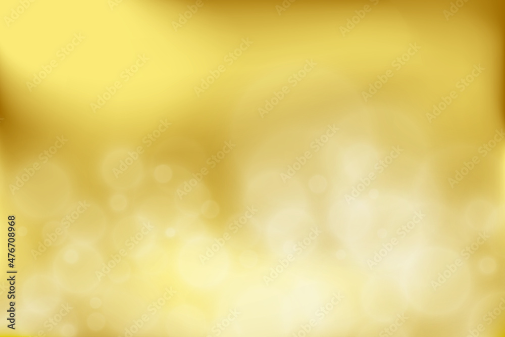Abstract gold gradient background with bokeh pattern. Vector ...