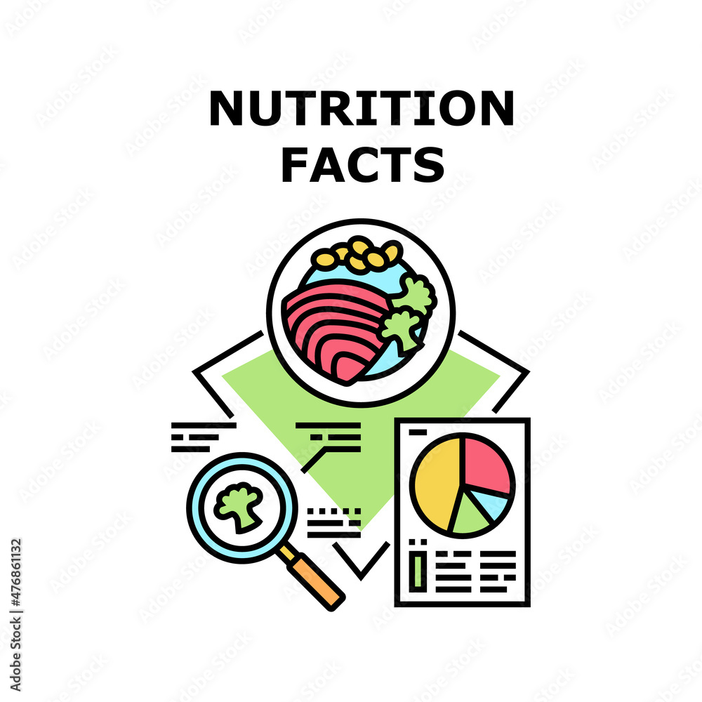 Nutrition facts Ingridient value. Food label. Package info. Pack data ...