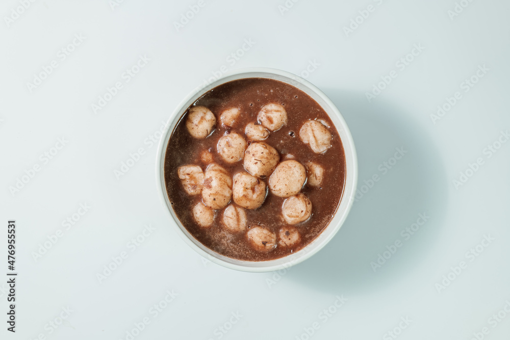 Korean sweet red bean porridge, Danpat juk Stock Photo | Adobe Stock
