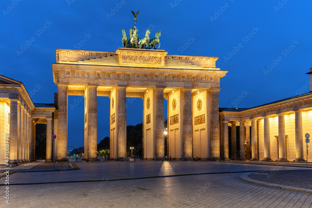 Brandenburg Gate is Berlin's most famous landmark. A symbol of Berlin ...