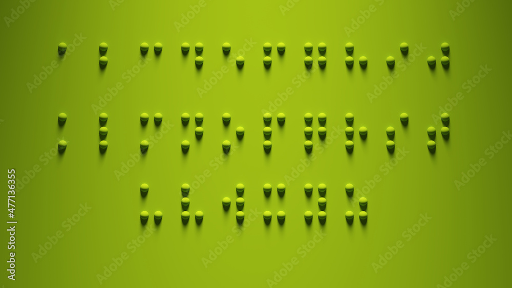 Braille Alphabet Guide A-Z Visually Impaired Writing System Symbol ...