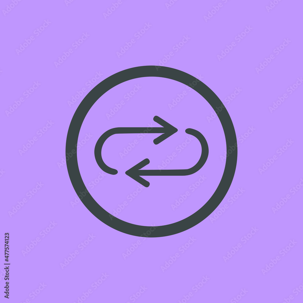 Repeat Icon. Repeat icons graphic design vector sign symbols for your ...