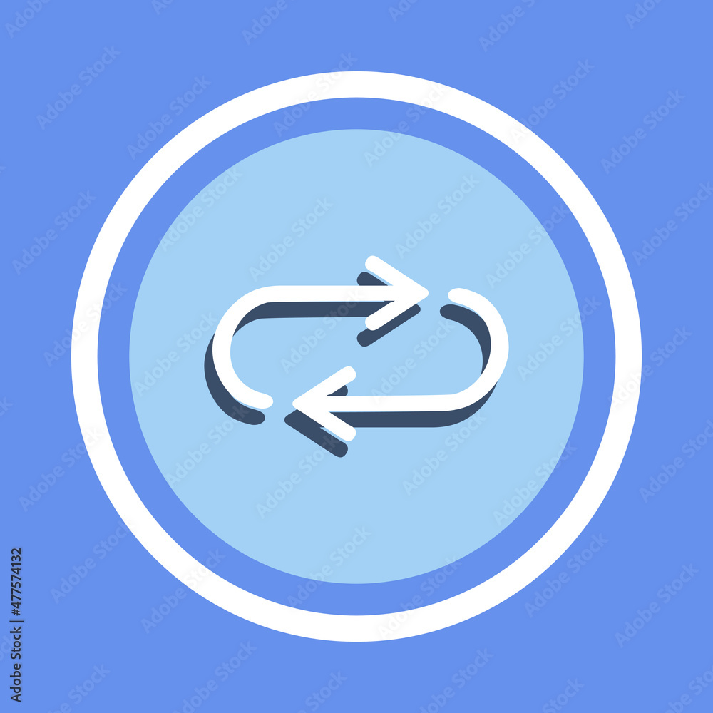 Repeat Icon. Repeat icons graphic design vector sign symbols for your ...