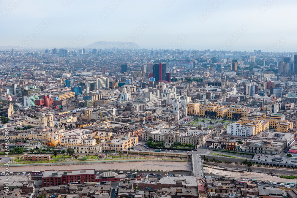 Urban Sprawl fo Capital City Lima Peru Stock Photo | Adobe Stock
