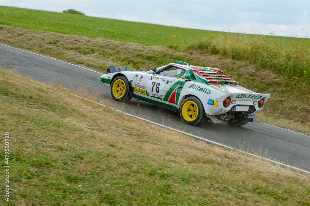 classic rally car lancia stratos hf の Stock フォト | Adobe Stock