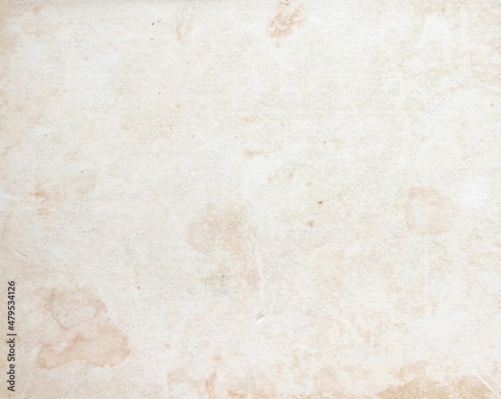 Vintage paper texture with stains Stock Photo | Adobe Stock