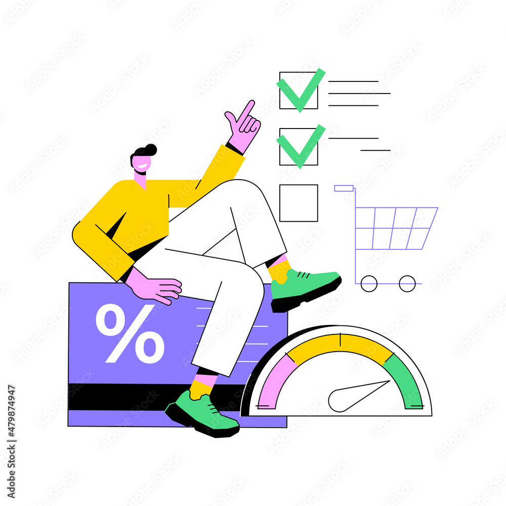 Consumer motivation abstract concept vector illustration. Motivation in ...