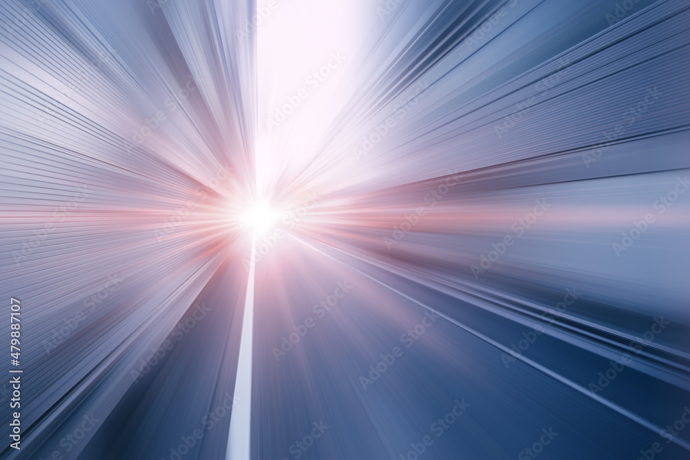 blur fast moving super high speed on highway road business perform ...