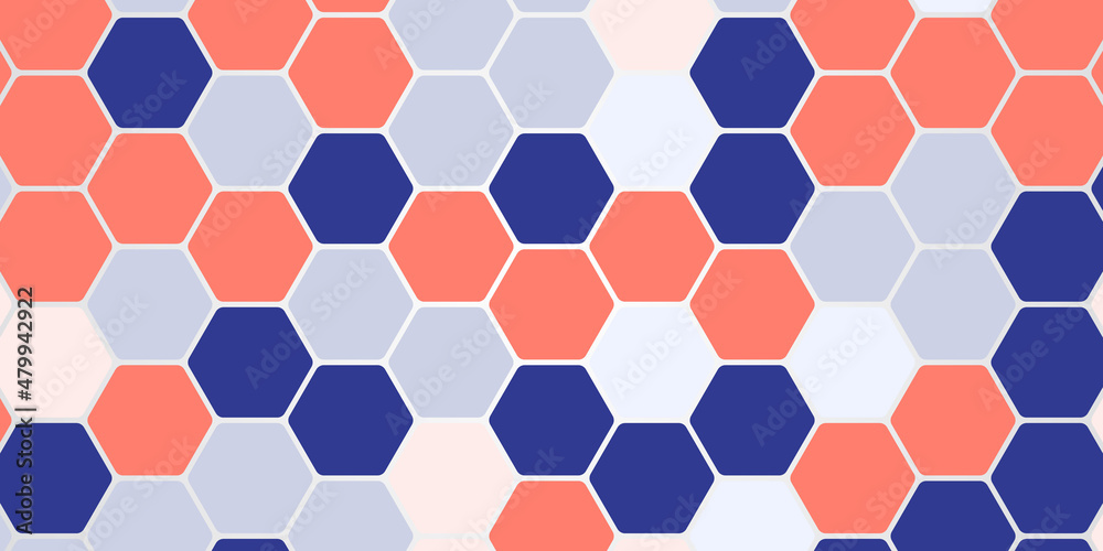 Vector de Stock hexagon concept design abstract technology background ...