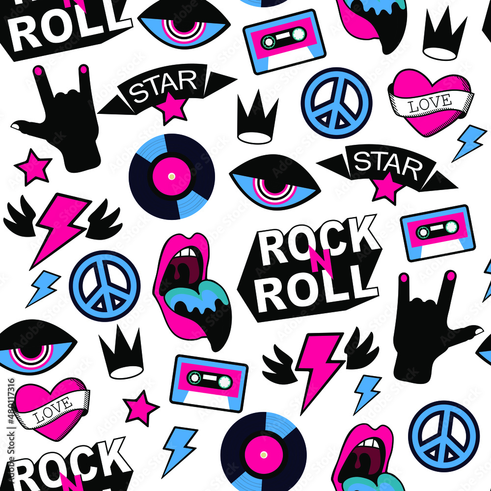 Rock n roll wallpaper store
