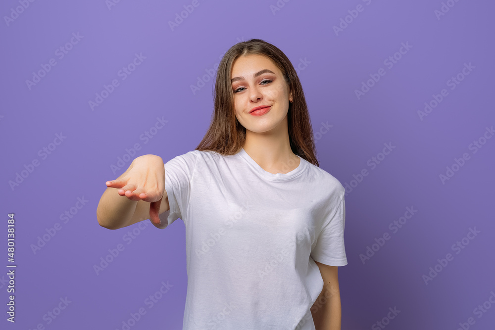 disaffected young brunette woman, looking clueless and upset with ...