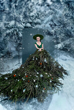 Christmas Princess, Christmas Tree Free Stock Photo - Public Domain ...
